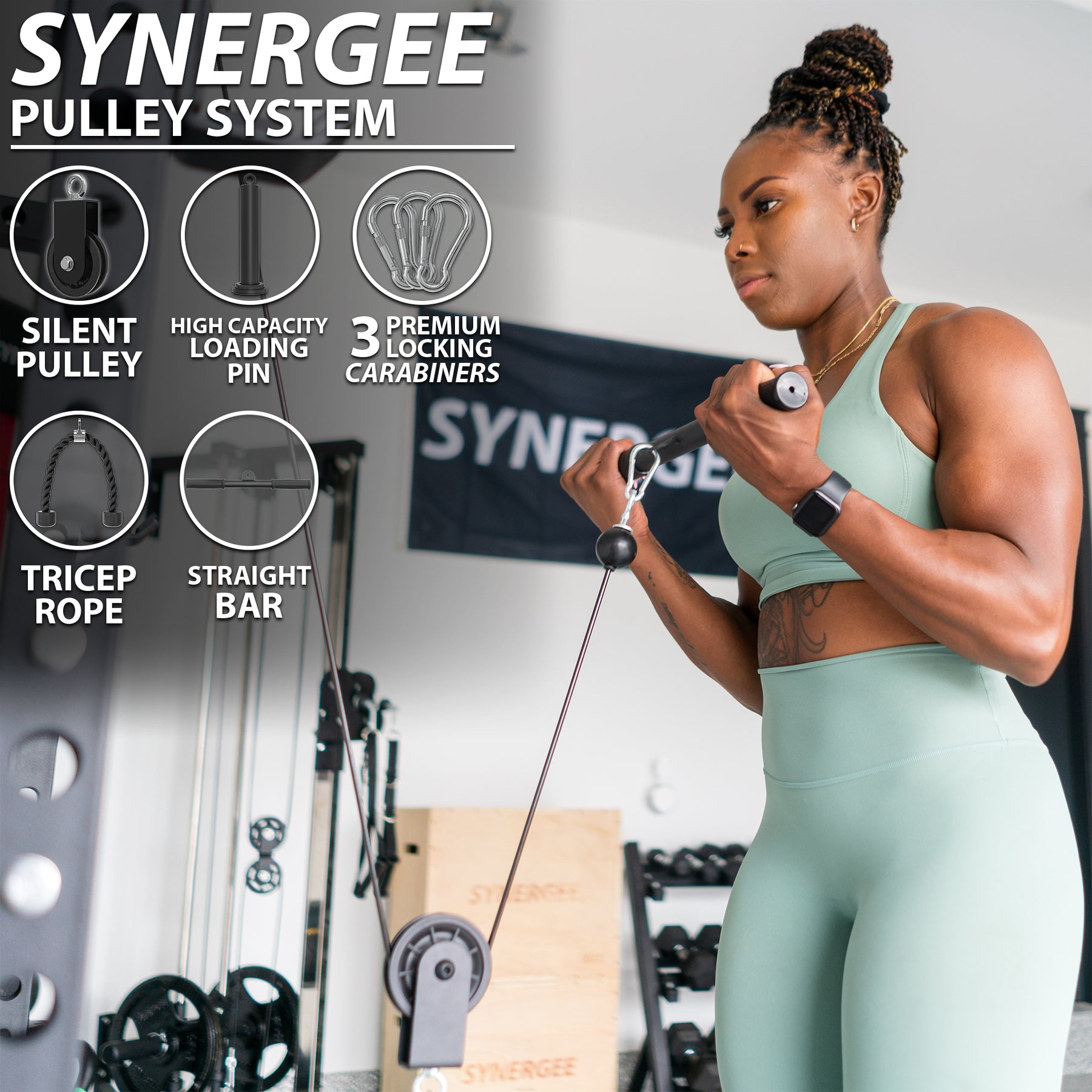 Synergee Cable Pulley System | Synergee Fitness Canada – Synergee Canada